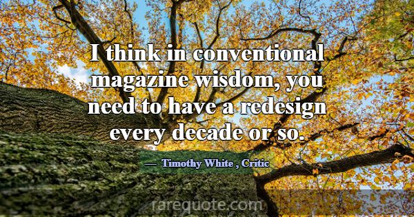 Timothy White Quotes